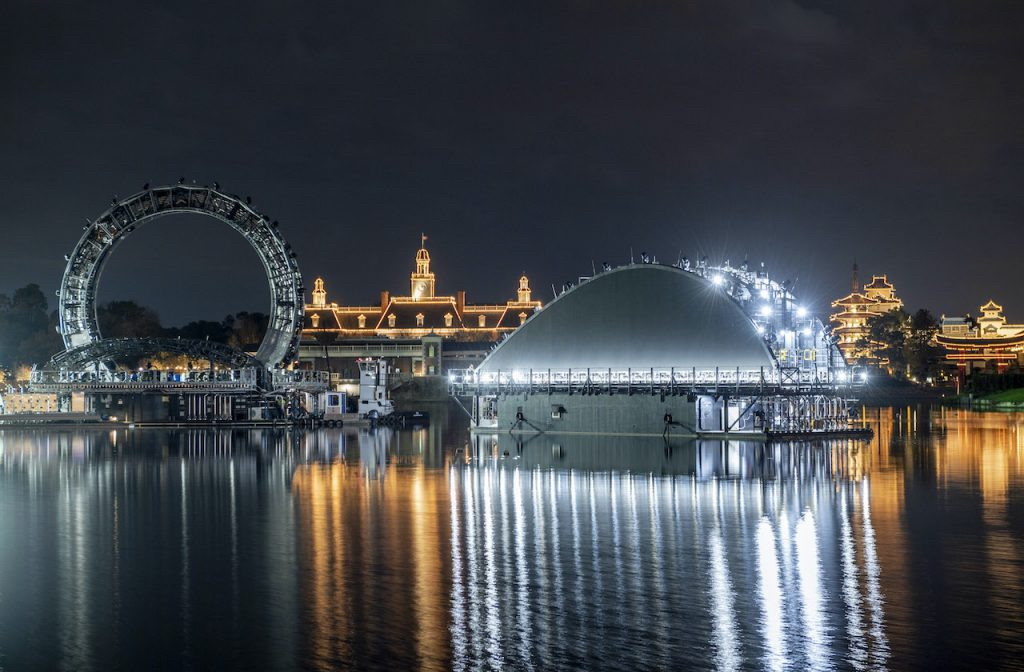Watch giant pyro platform being built for new Disney spectacular – Paul ...